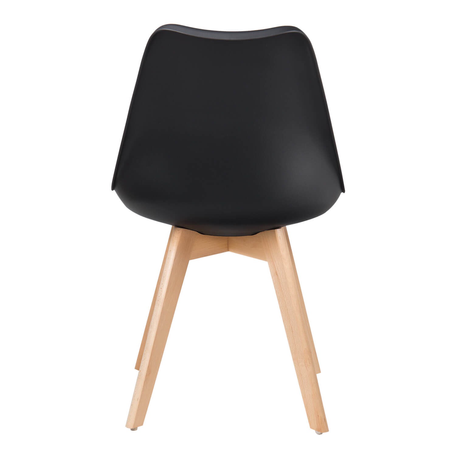 Nordic Style Wood Chair in Black