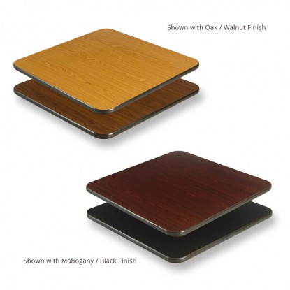 Reversible Table Tops - Round Square and Rectangle